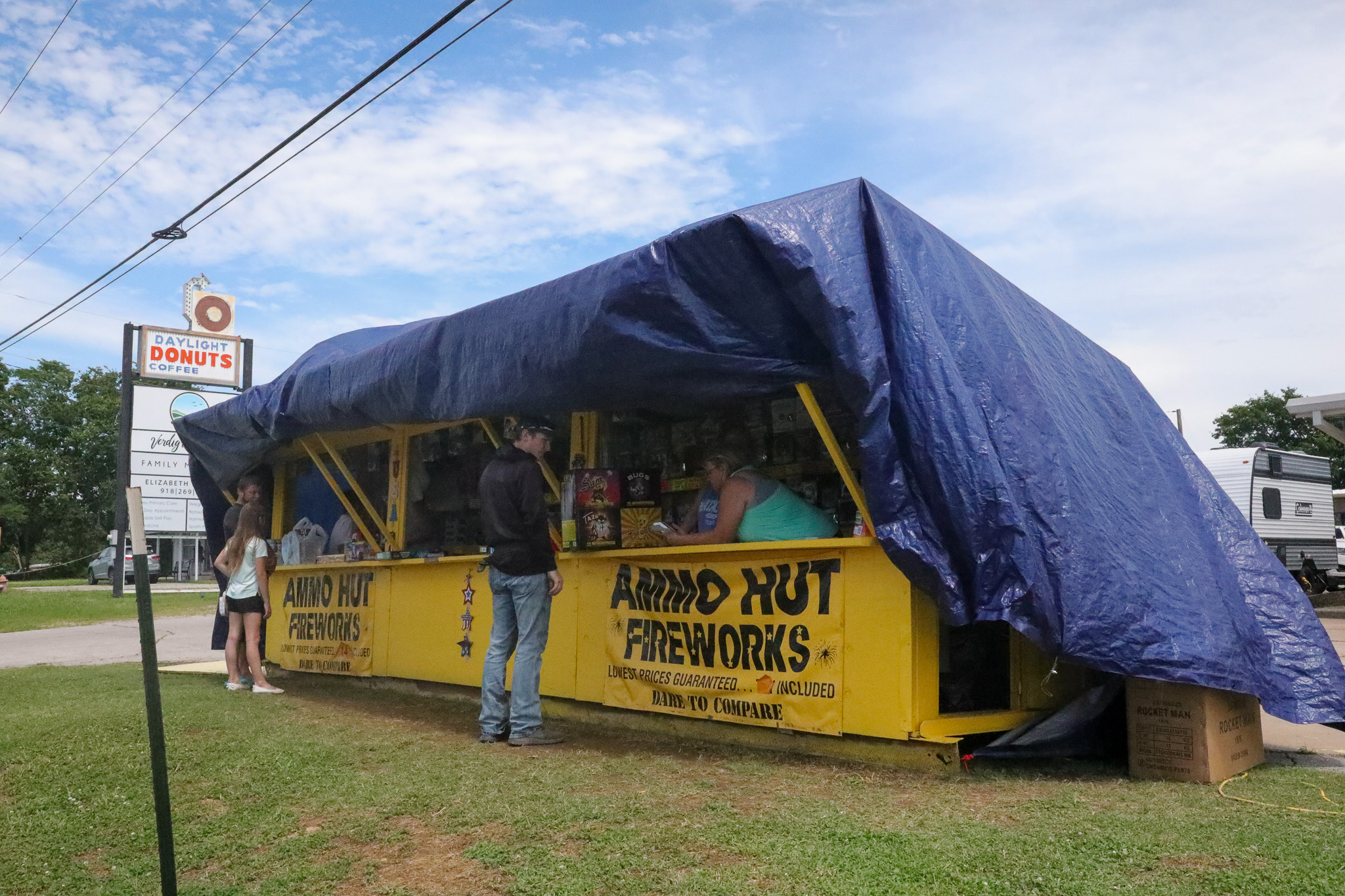 At A Route 66 Fireworks Stand, Trump And Heat Are Constants—Everything ...